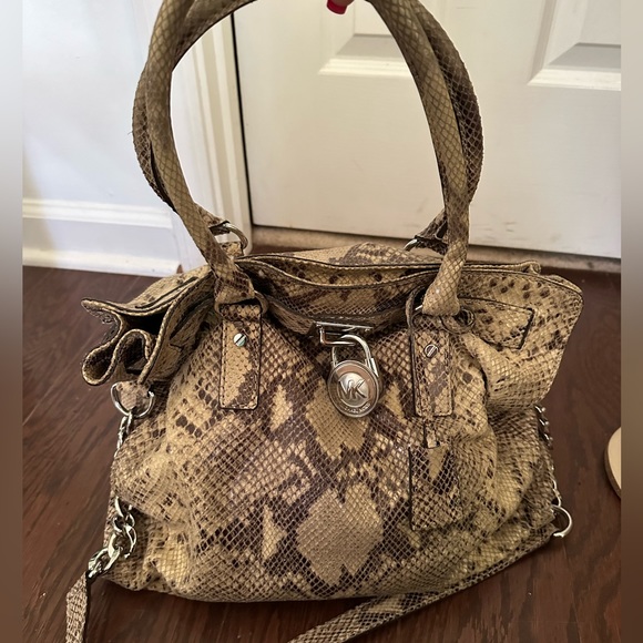 MICHAEL Michael Kors | Bags | Michael Kors Snakeskin Bag | Poshmark